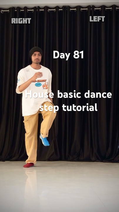 Day 81/365 house basic dance step tutorial #dance365days - YouTube