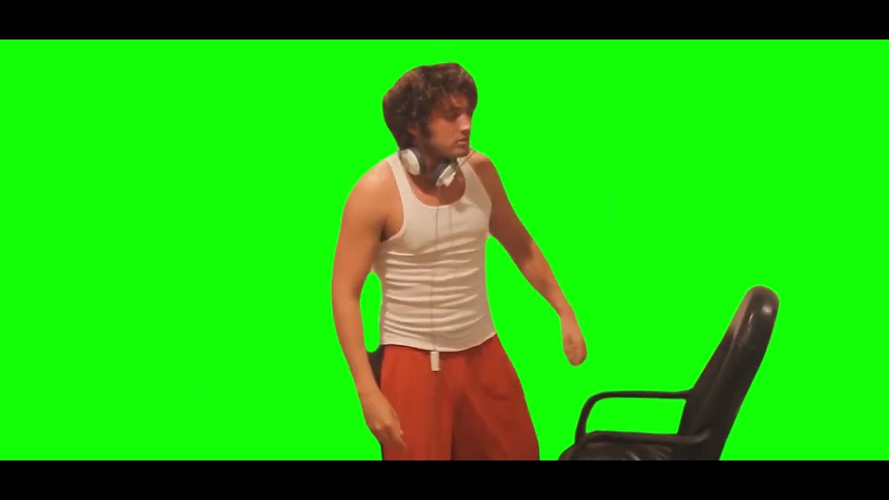 Gamer Smashes Computer with Samurai Sword - Green Screen - YouTube