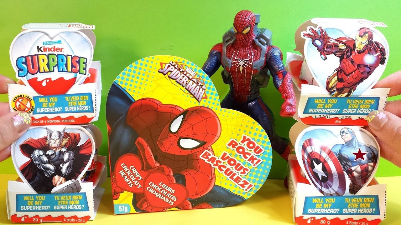 New 2014 ★ Valentine Day Marvel Avengers Kinder Surprise eggs LIMITED ...
