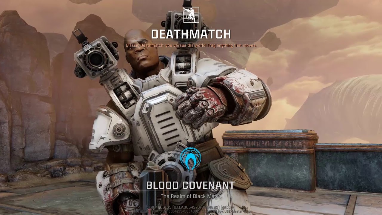 Quake Champions - Keel Pre-match Intro Pose - YouTube