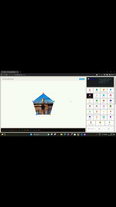 Create any shapes in one line code #coding #html5 #css - YouTube