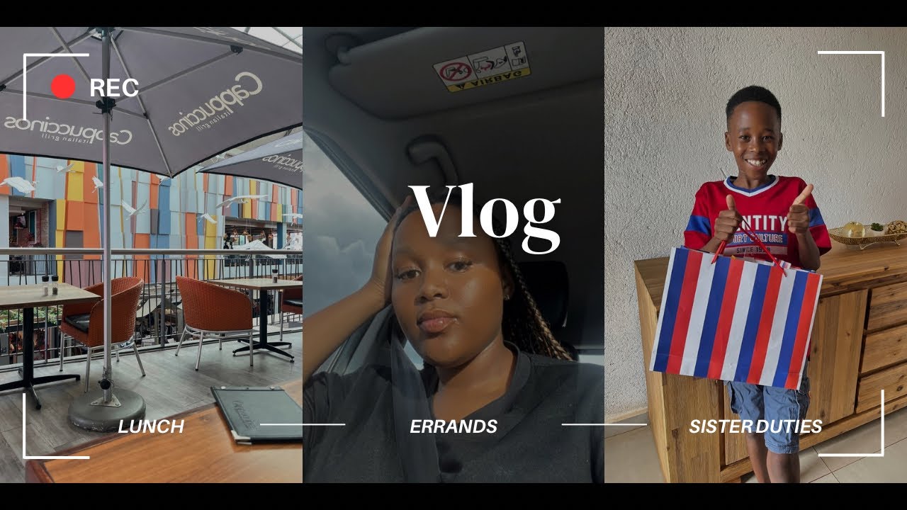 Vlog | Errands - Lunch - Mini haul + chit chat || SA YouTuber🌸 - YouTube