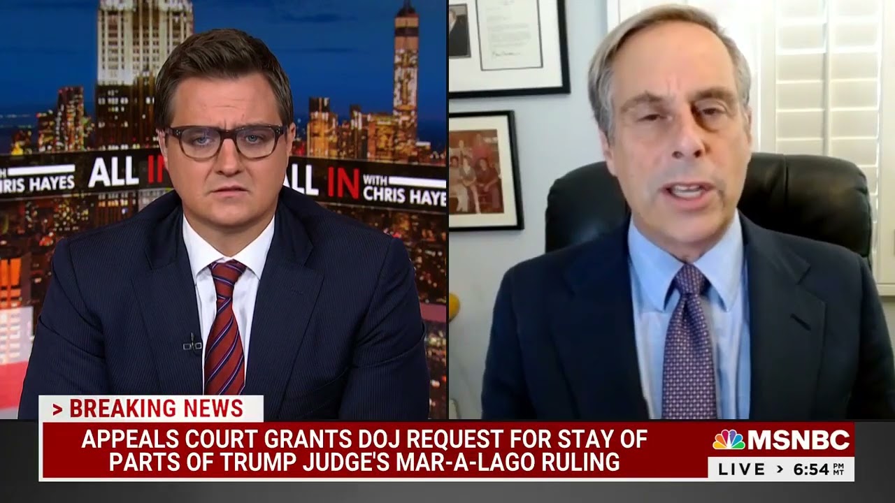 Harry Litman on the stay of Aileen Cannon's ruling - YouTube