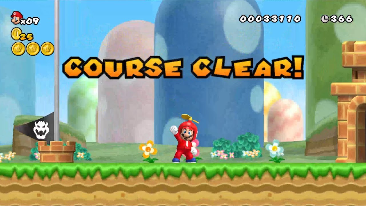 New Super Mario Bros. Wii: World 1-1 - YouTube