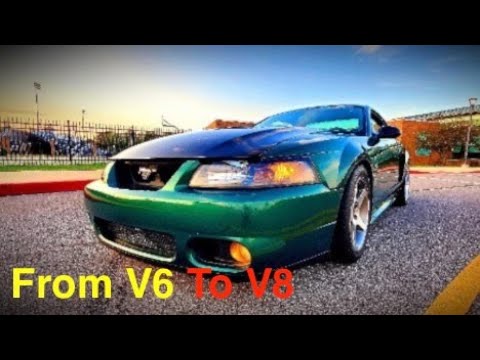 2000 Mustang V6 swap to V8 : Story - YouTube