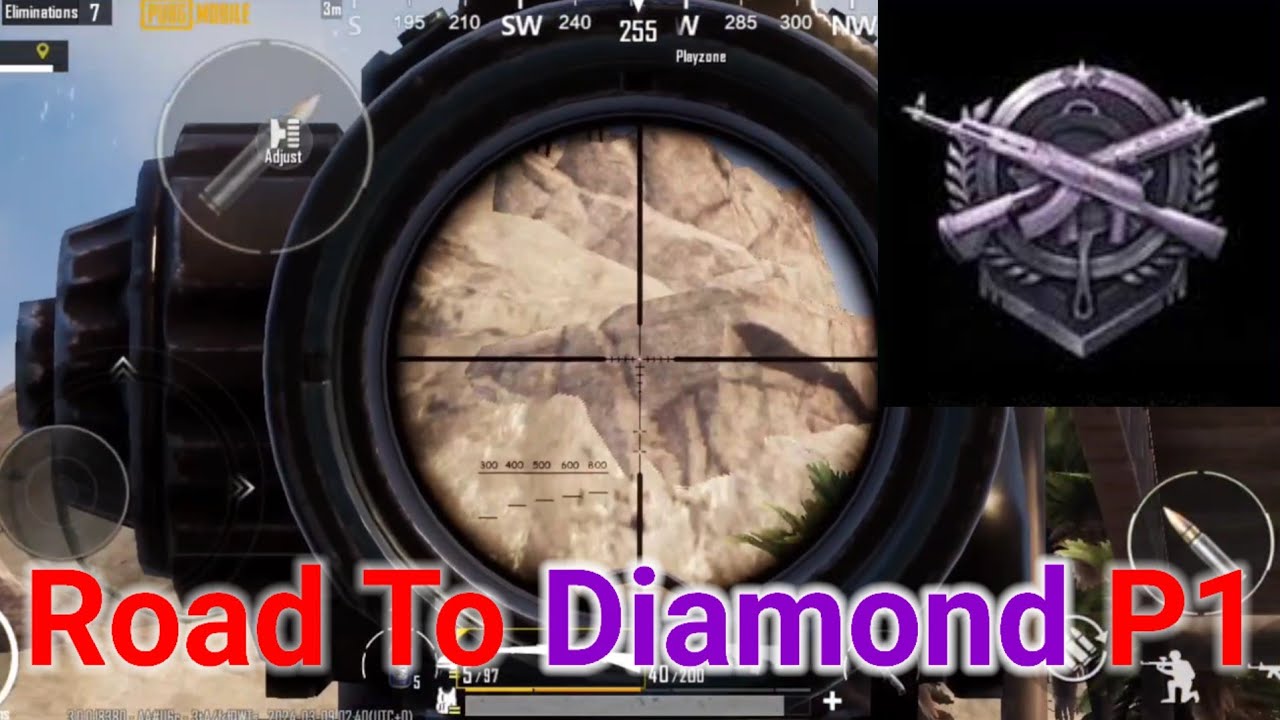 PUBG:M | Road to Diamond (TPP) P1 - YouTube