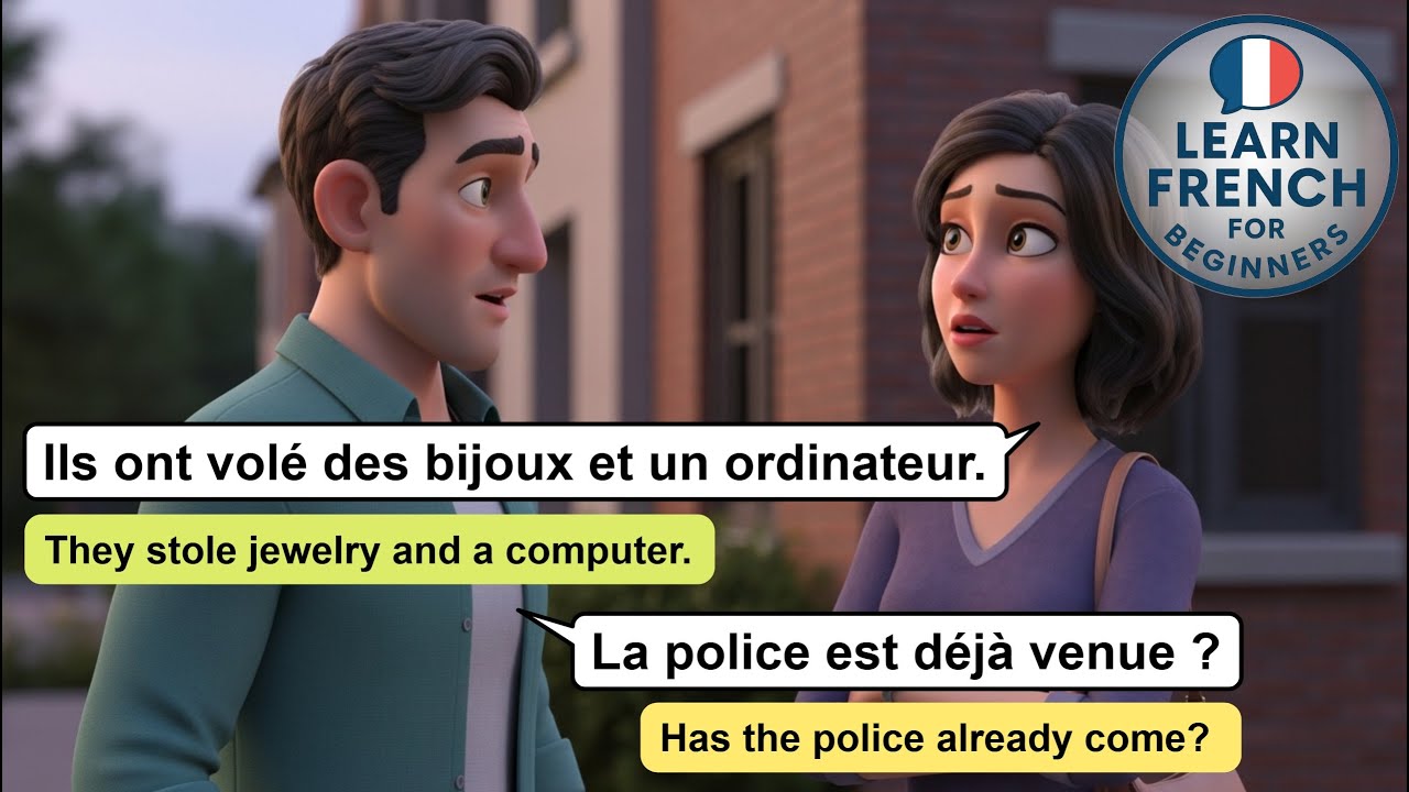 Talking About a Burglary in the Neighborhood – Learn French Crime ...