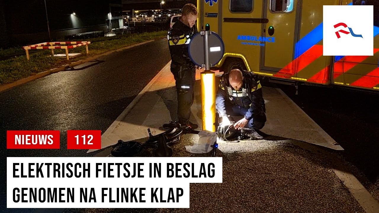 Gewonde na botsing tussen mini-fiets en auto - YouTube