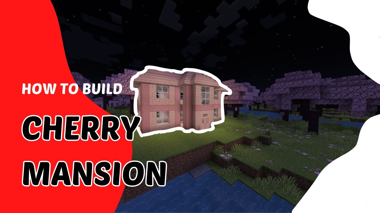 Minecraft Cherry Mansion🏠 - YouTube