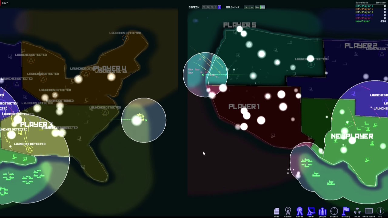 Defcon Custom Map Mod America Map V2 Larger - YouTube