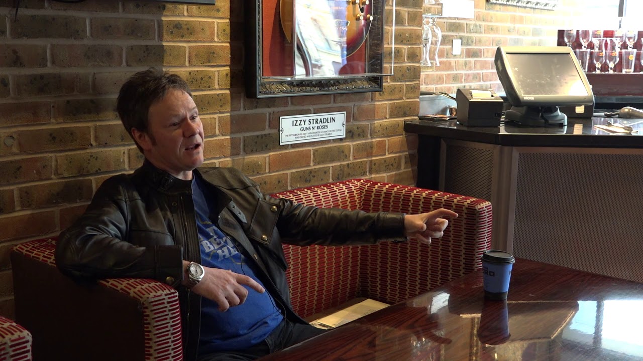 Brian Cannon talks to Rob Fiddaman at The Hard Rock Cafe Manchester ...