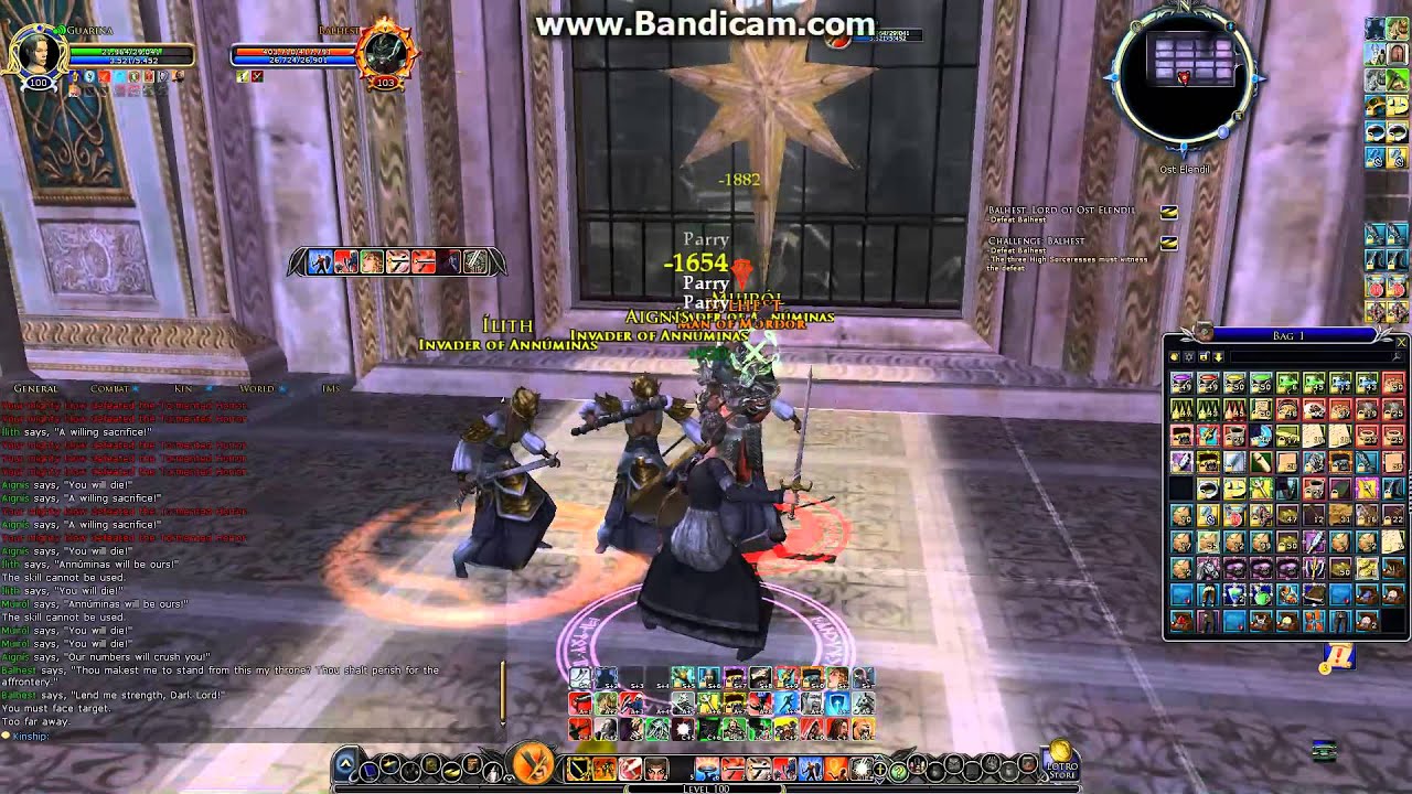 LOTRO Ost Elendil 15.2 Challenge Bug - YouTube