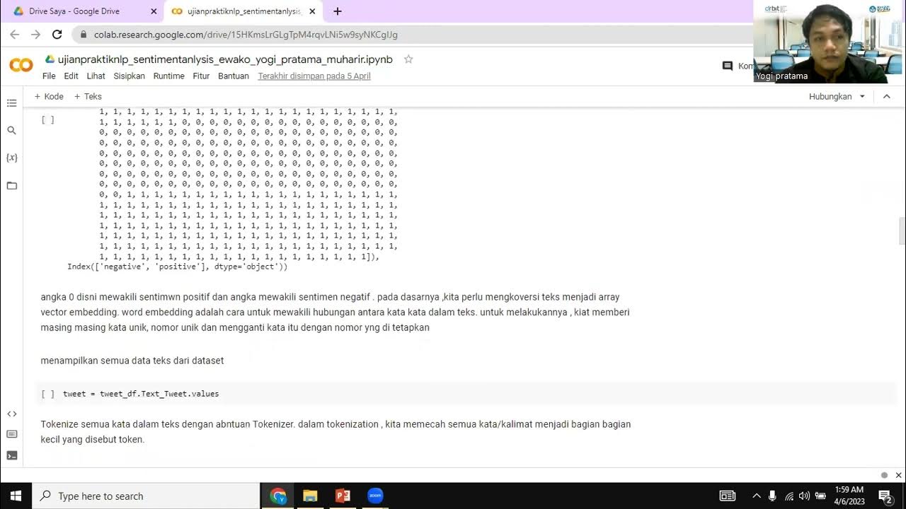 SENTIMENT ANALYSIS TWEET DENGAN ALGORITMA LSTM (long short term memory ...