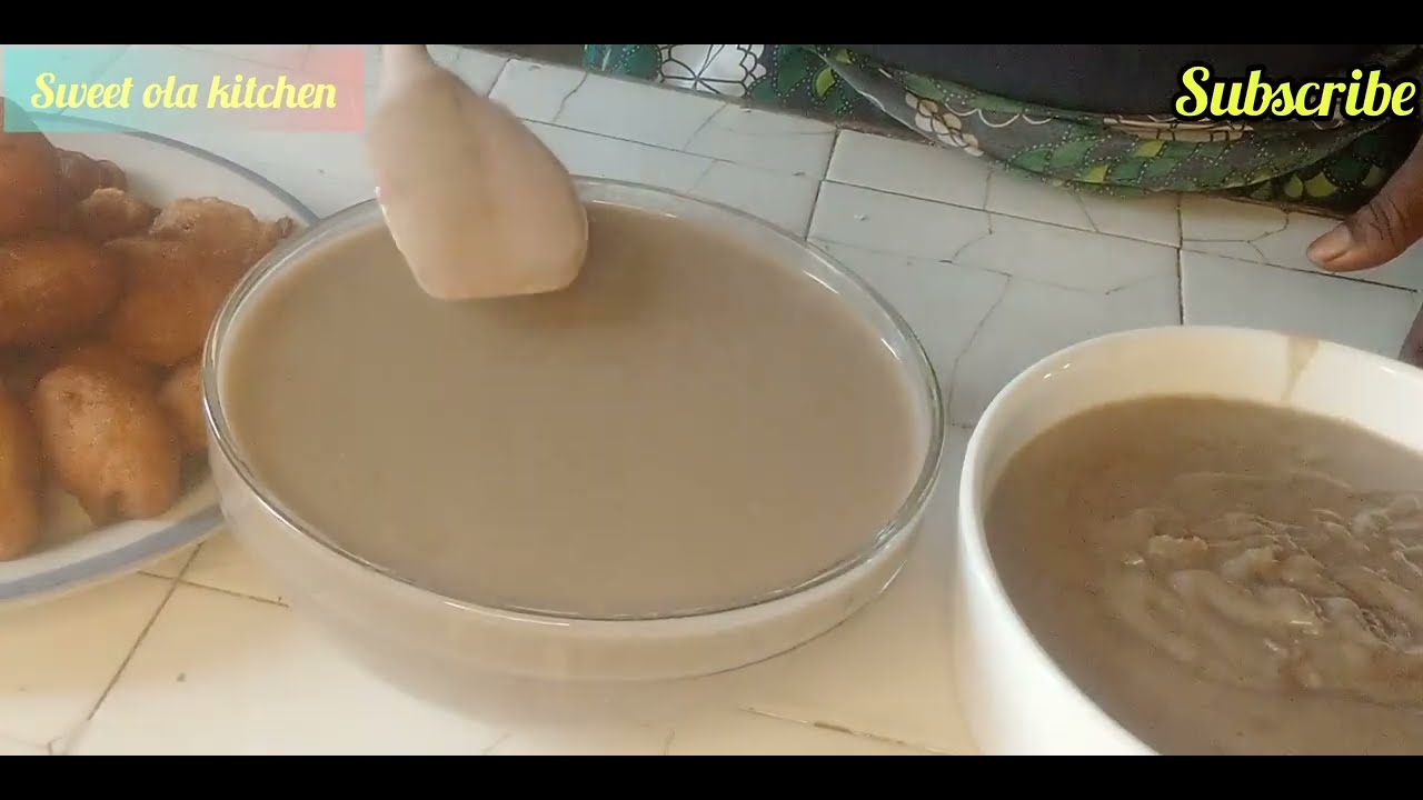 how to make Hausa koko.Spicy millet porridge - YouTube