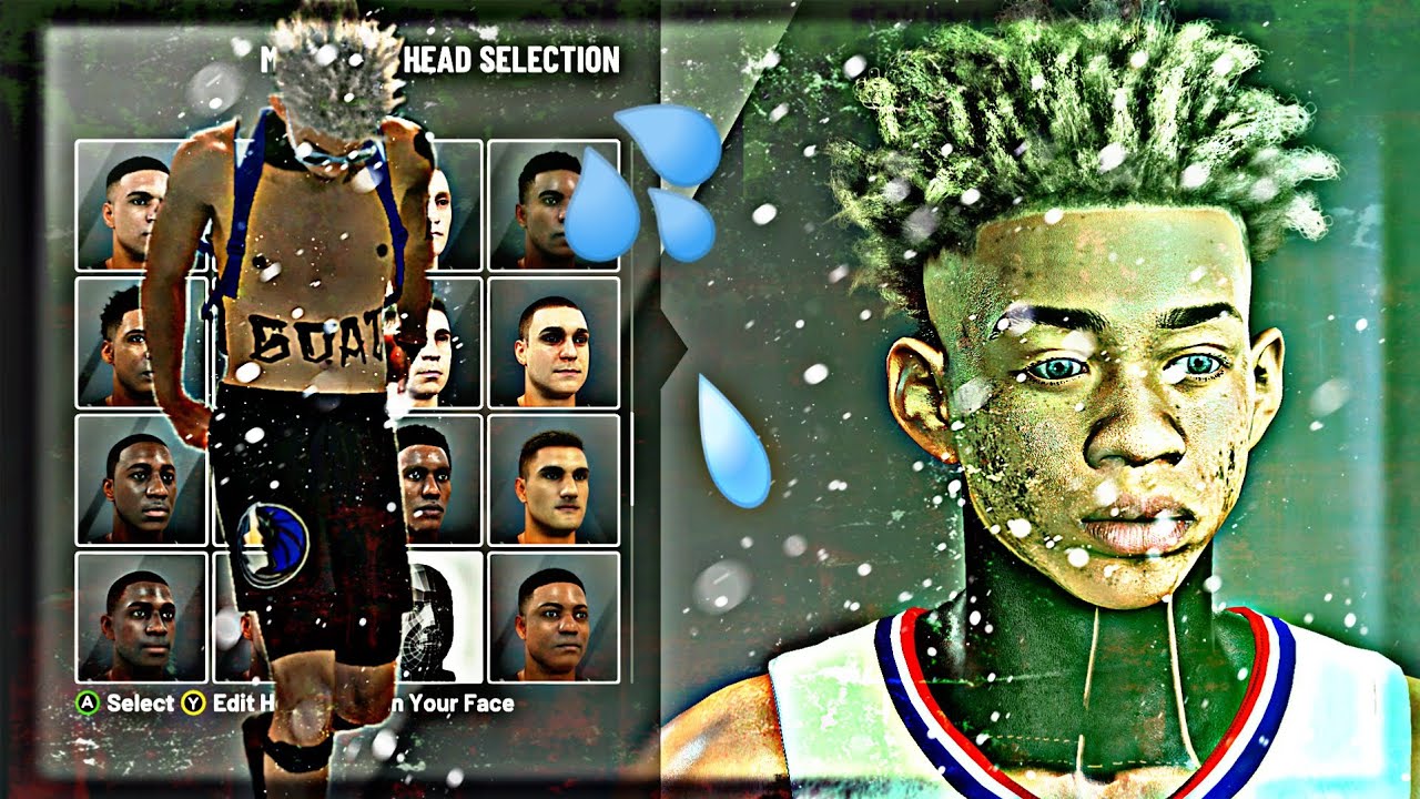 The most drippy face scan on 2k20 - YouTube