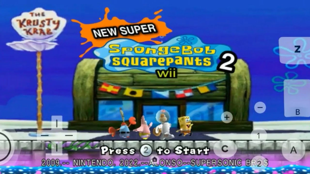 new super spongeBob bros 2 wii (completo + download) - YouTube