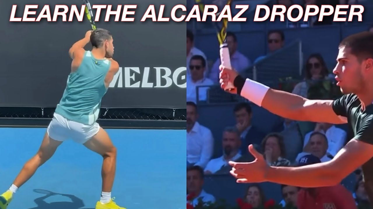Develop Alcaraz Forehand & Backhand Drop Shot Fundamentals - YouTube