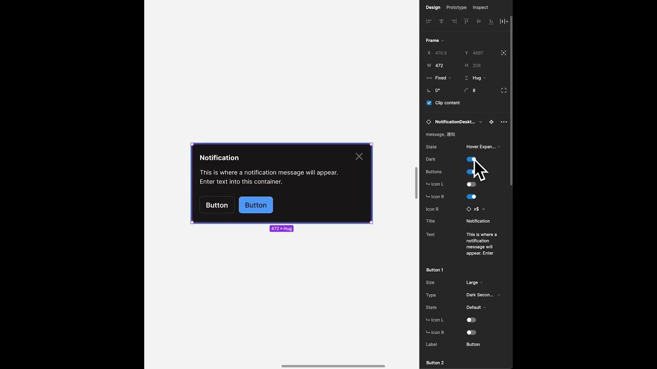Responsive Notification Component in Figma - YouTube