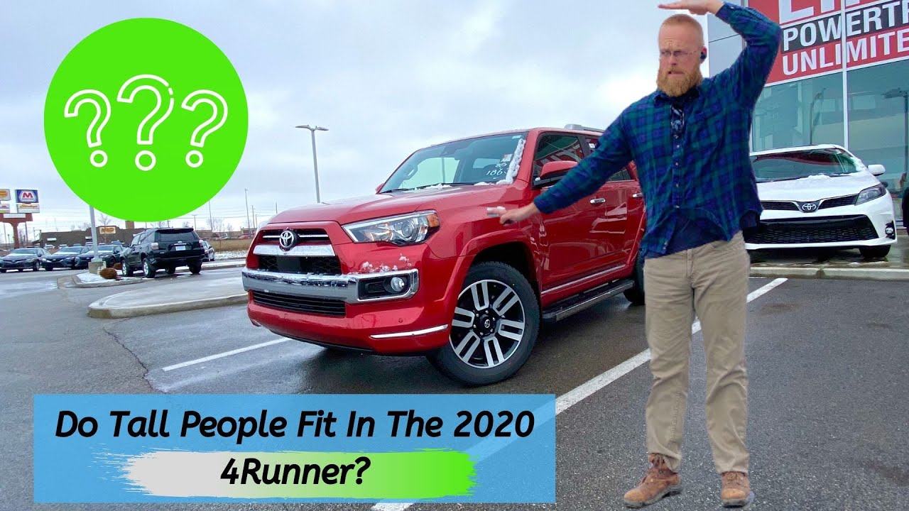 Too Tall For A 4Runner? How Tall People Fit in the 2019-20 Toyota ...