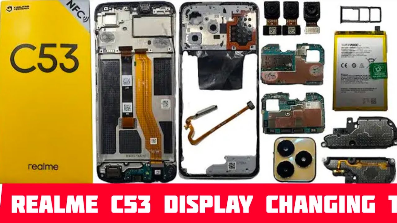 Realme C53 display changing / Realme c53 combo changing /Realme c53 ...