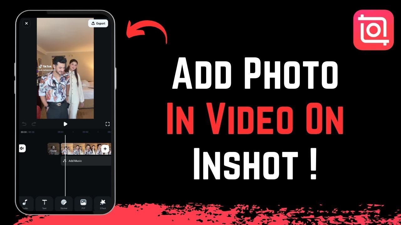 How to Add Photo in Video in InShot ! - YouTube