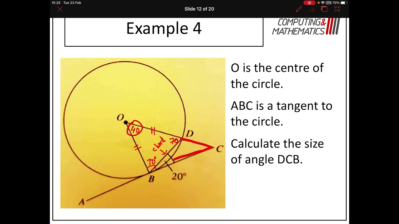 LHS N5 Maths - Angles in circles Masterclass - YouTube