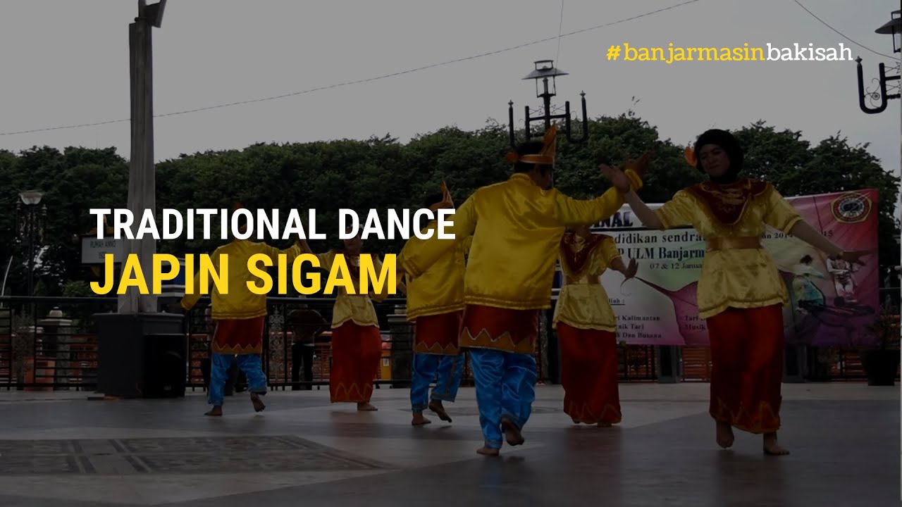 Video Footage Archive // Banjar Traditional Dance, Japin Sigam - YouTube