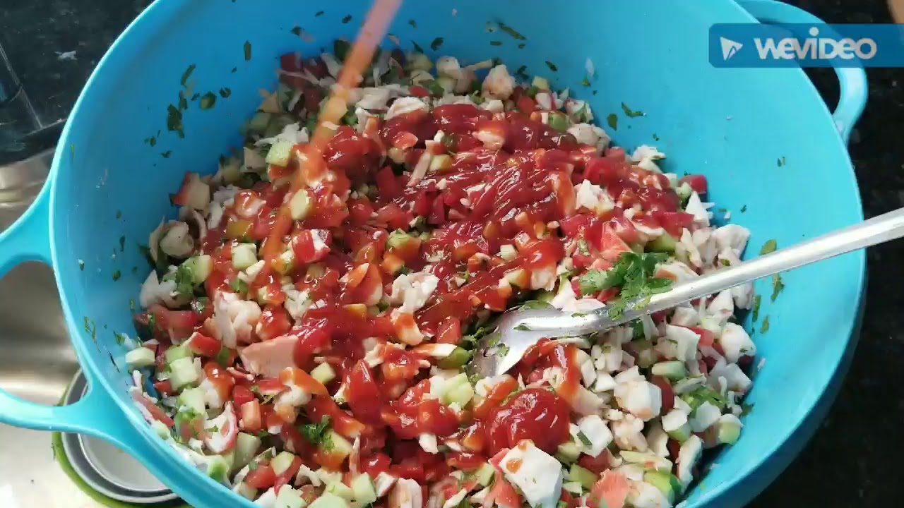 Tostadas de camarón y jaiva con sabor a Michoacán - YouTube