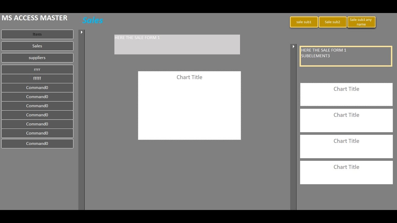 Ms Access Menu Design 2 YouTube Ms Access Menu Design 2 YouTube