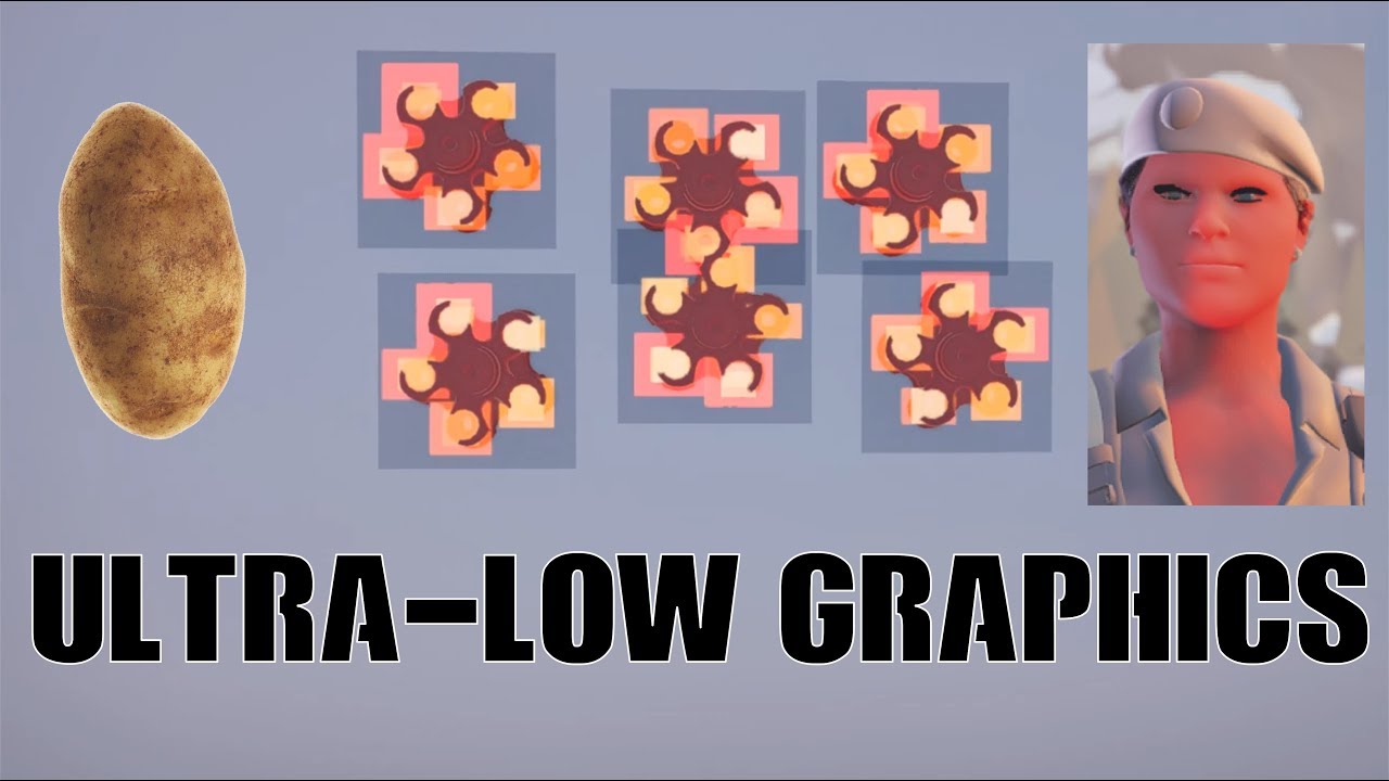 Rainbow Six: Potato Mode Graphics Comparison - YouTube