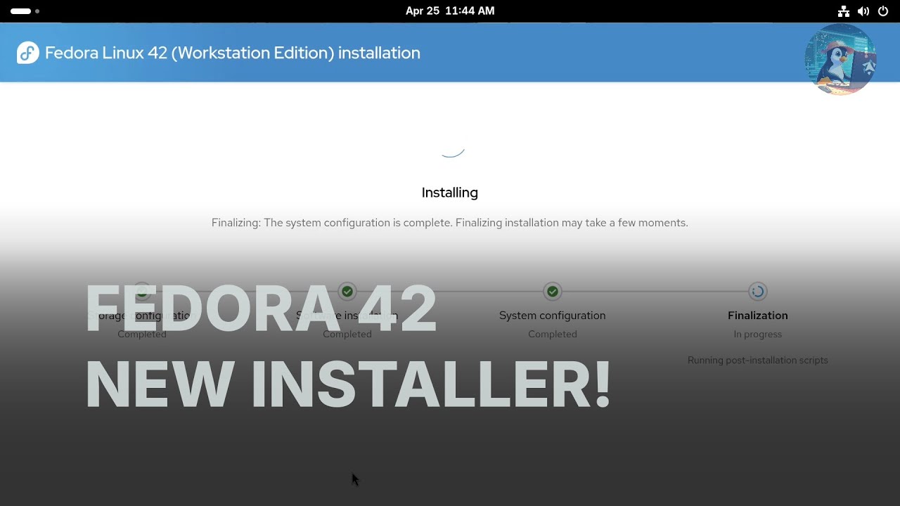 Fedora Linux 42 (Workstation Edition) New Installer - YouTube