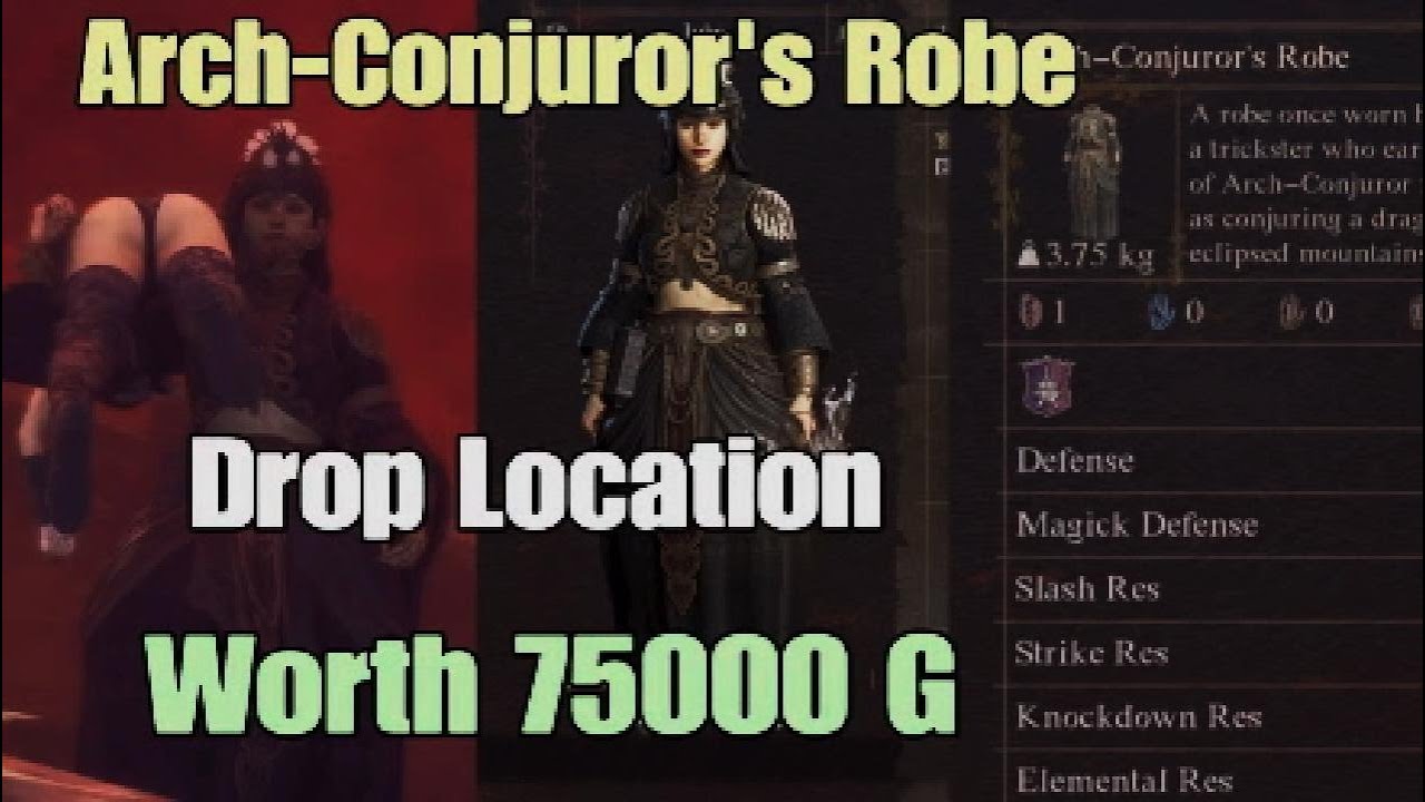 Dragon's Dogma 2 Arch-Conjuror's Robe Drop Location Trickster Armor ...