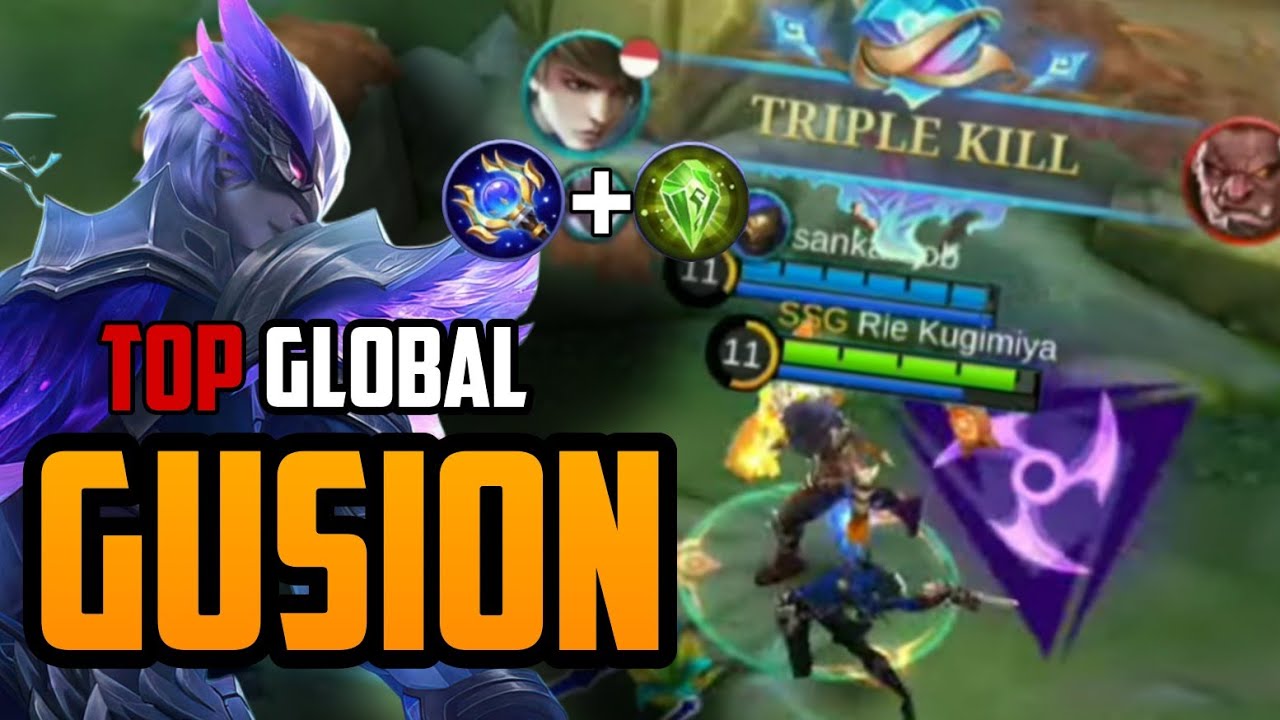 TOP GLOBAL | GUSION BUILD | @sanG.0-i9r - YouTube