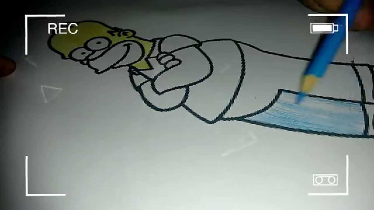 Painting the homer simpson (Pintando o Homer Simpson) ^^ - YouTube