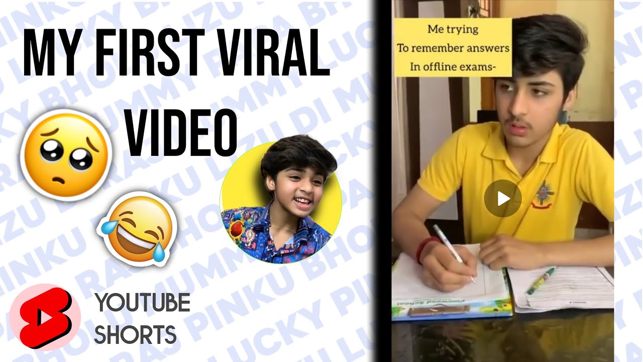 My first viral video🥺😂 | Raj grover | #shorts - YouTube
