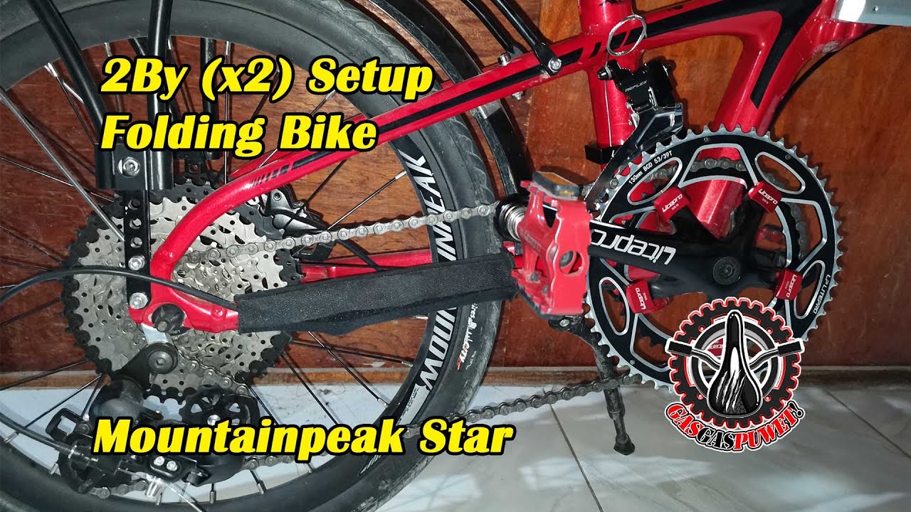 2By (2x) Setup Folding Bike - Mountainpeak Star - YouTube