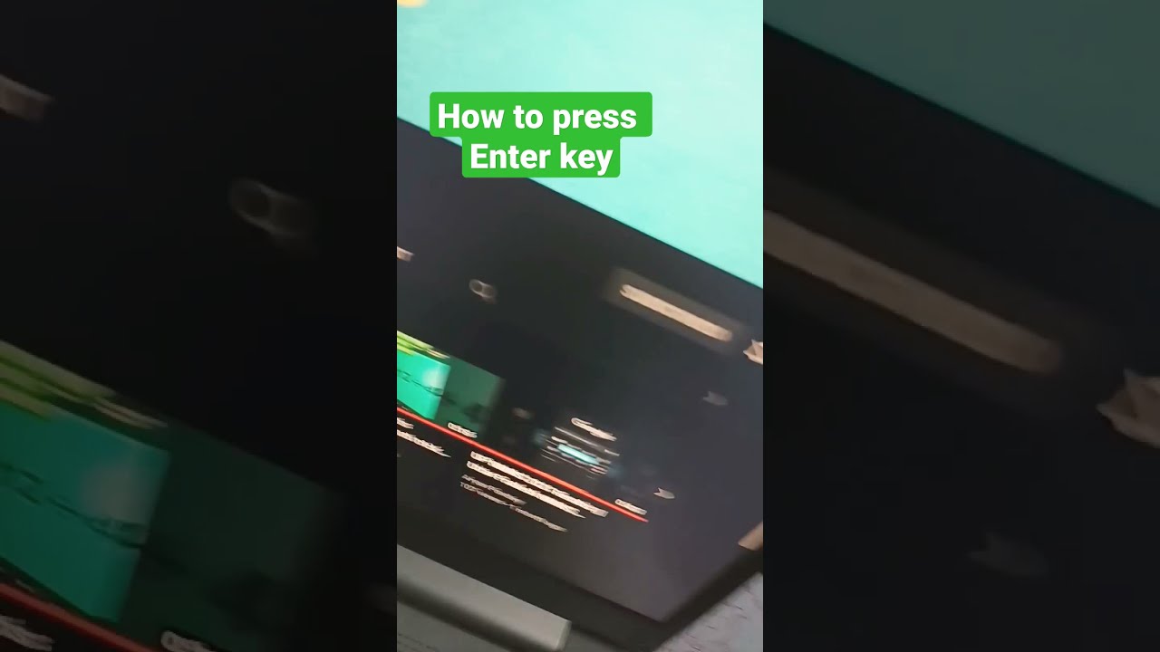 How To Hit Enter Key YouTube How To Hit Enter Key YouTube