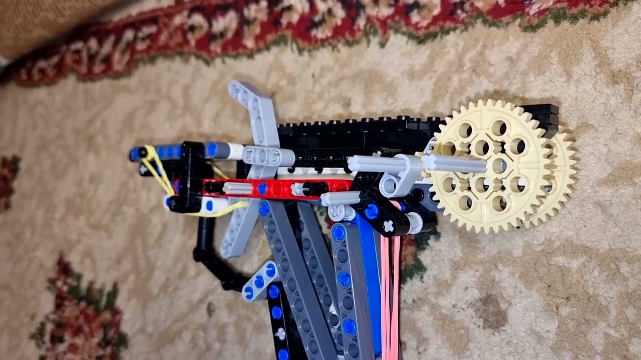 Detailed Mechanism of the Insane Lego Gun with a Movable Shutter - YouTube