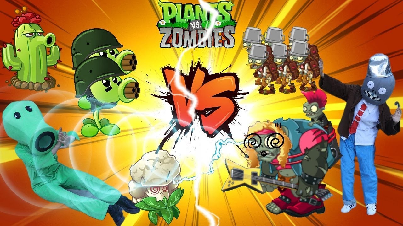 Plants vs zombies - super power cauliflower emits light waves, giant ...