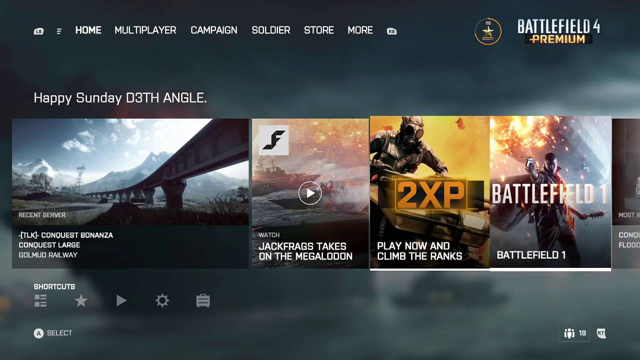 Battlefield 1 UI? - YouTube