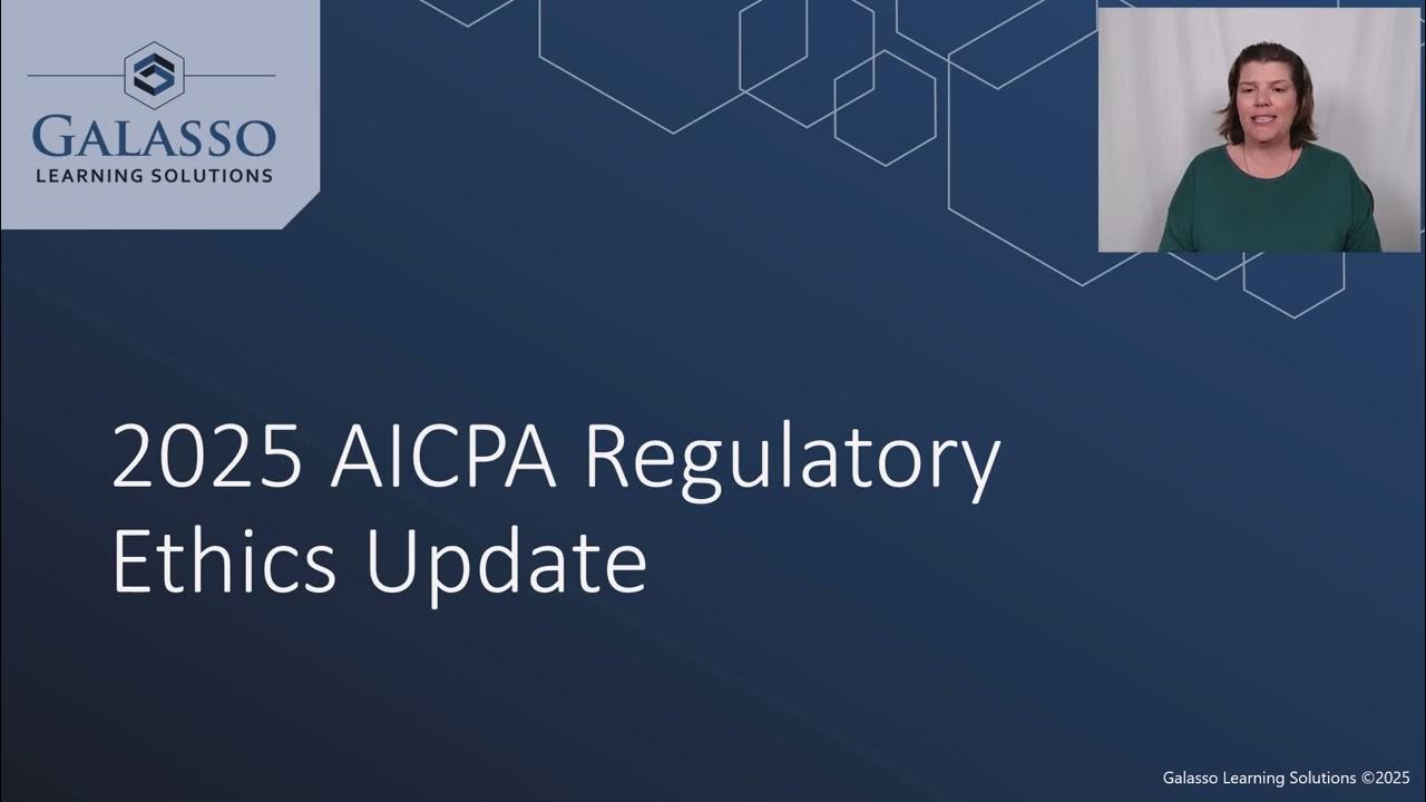 2025 AICPA Regulatory Ethics - YouTube