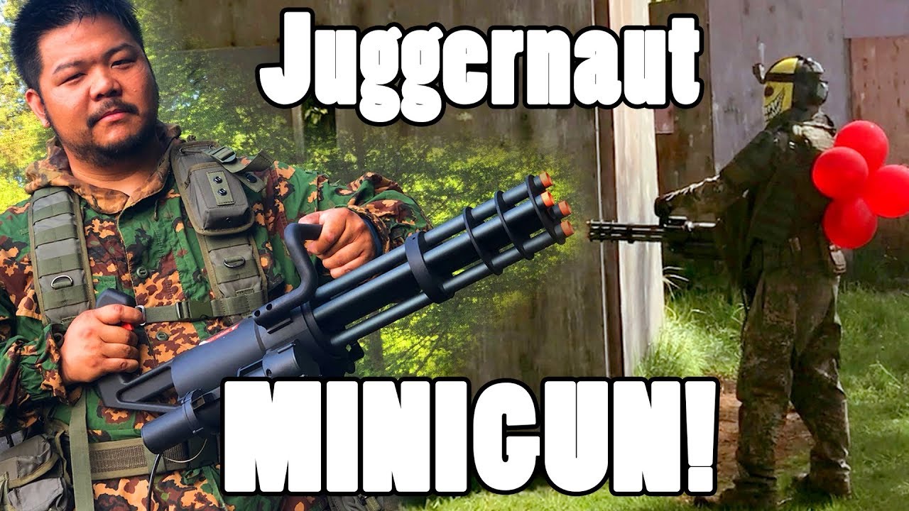 Juggernaut Minigun UPGRADE!!! - YouTube