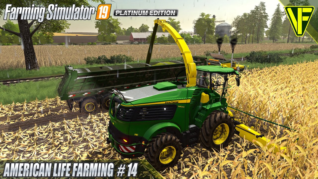 The 1,000,000 Litre Silage Harvest | American Life Farming #14 | FS19 ...