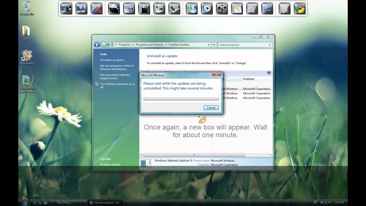 How To Get Back Internet Explorer 8 - YouTube