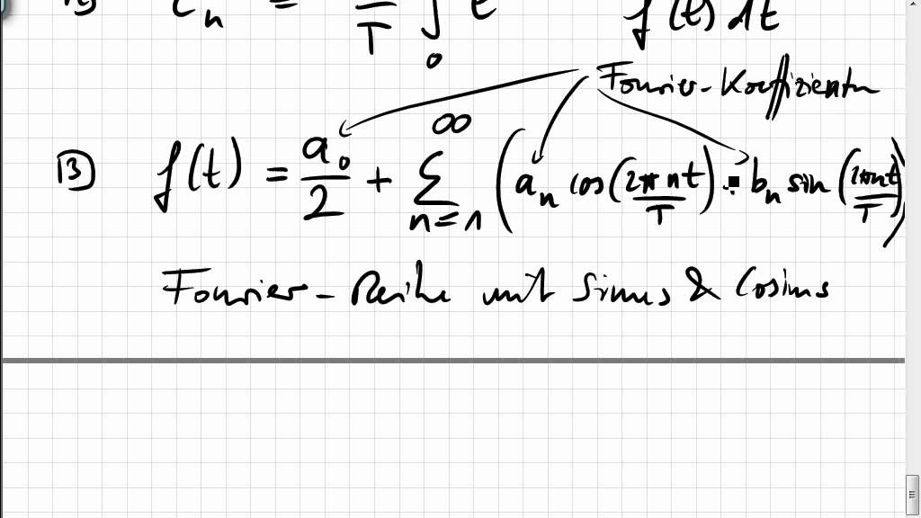 17.1 Fourier-Reihe mit Sinus und Cosinus - YouTube