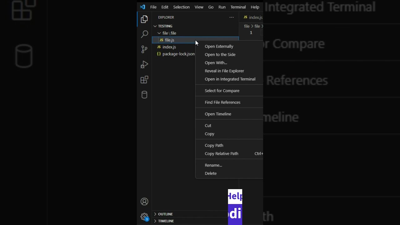 Fast And Better Way To Create File folder In VS Code vscode youtubeshorts hacks viral YouTube Fast And Better Way To Create File folder In VS Code vscode youtubeshorts hacks viral YouTube