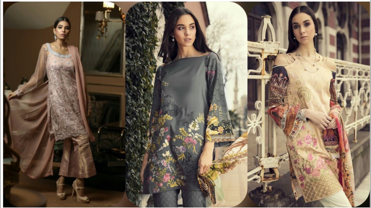 Latest ladies ready to wear branded 3-peice dress design collection ...