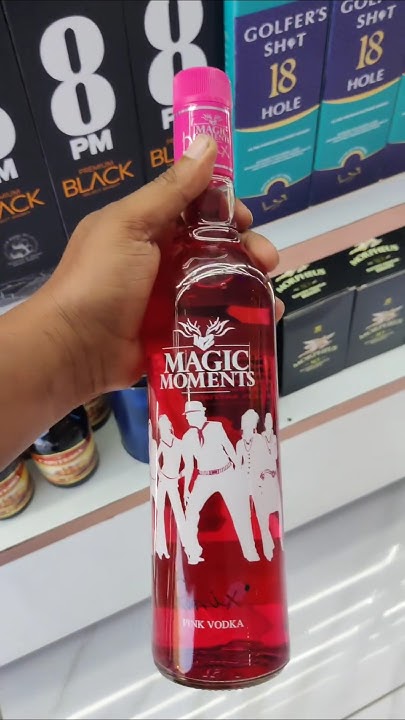Magic Moments Pink 🩷 #vodka - YouTube