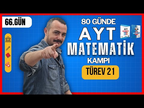Türev 21 | Ekstremum noktaları | 80 Günde AYT Matematik Kampı | 66. Gün