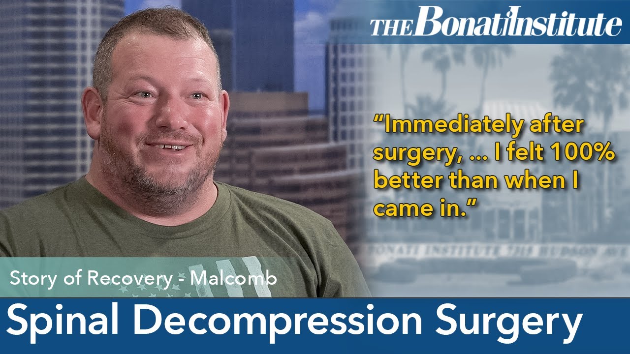 Malcomb's Spinal Decompression Surgery Story! - YouTube
